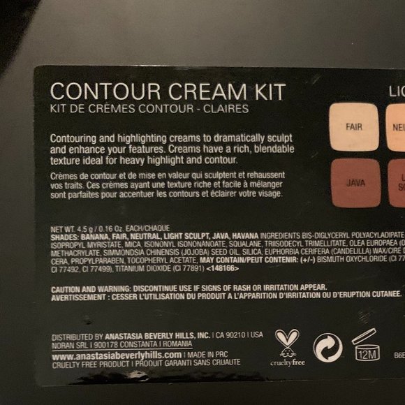 Anastasia Beverly Hills | Makeup | Abh Contour Cream Kit | Poshmark